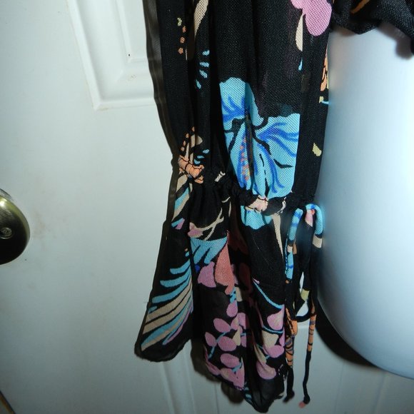 Free People | Tops | Free People Womens Xl Flirty Floral Blouse Crop Top Nwt | Poshmark